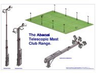 Lighting Columns - Foundations - Guide to ... - Abacus Lighting