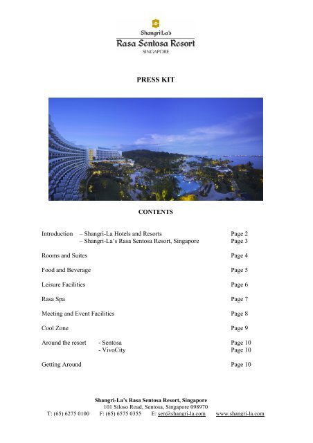 SEN Press Kit - Shangri-La