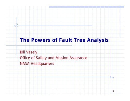 Fault Tree Analysis Nasa Verification Conquers Fault Tree Analysis