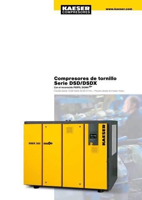 Compresores de tornillo Serie DSD/DSDX - Kaeser