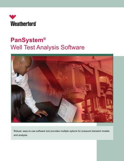 PanSystemÂ® Well Test Analysis Software