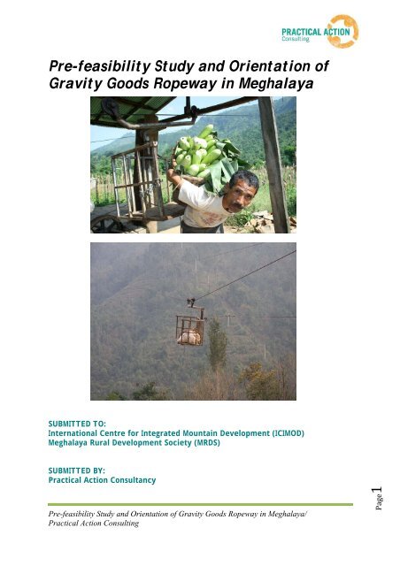 Pre- Feasibility Study Report of Gravity Ropeway in ... - Practical Action