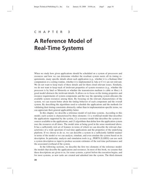 A Reference Model of Real-Time Systems