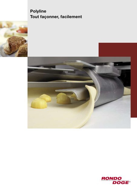 Polyline Tout faÃ§onner, facilement - RONDO Burgdorf AG