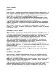 Grading Rubric for Sociology Writing Assignments Page 1 ...