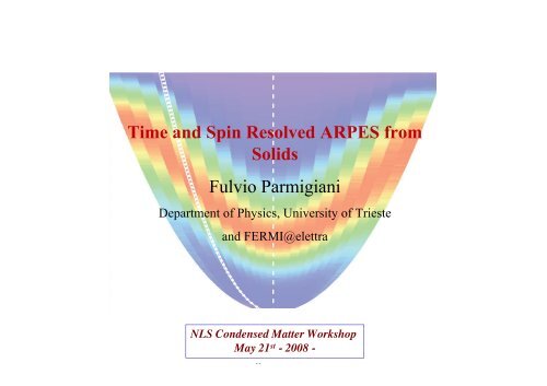 Time Resolved Arpes PDF] First Principles Modelling For Time Resolved