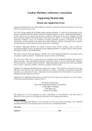 the lmaa small claims procedure - LMAA | London Maritime ...