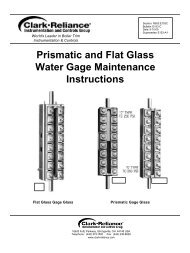 SIMPLIPORT® WATER LEVEL GAGE - Clark Reliance