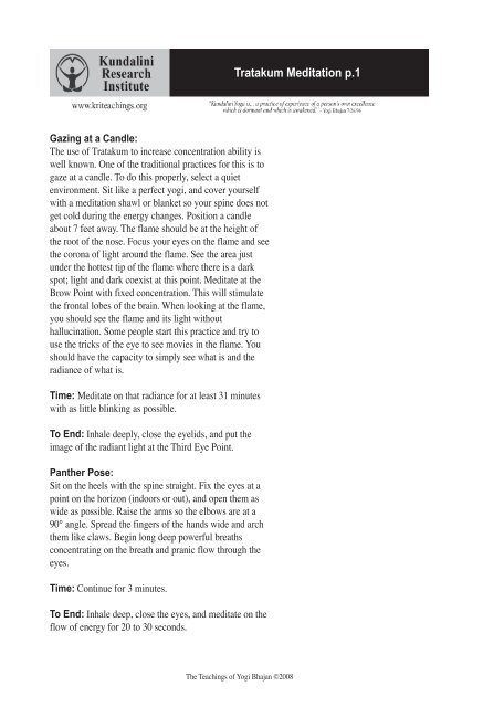 Tratakum Meditation p.1 - Pinklotus