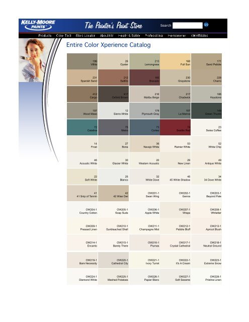 Kelly Moore Exterior Paint Color Chart Pdf - Infoupdate.org