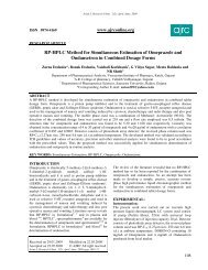 validated rp-hplc method for simultaneous estimation of ... - ijpcbs