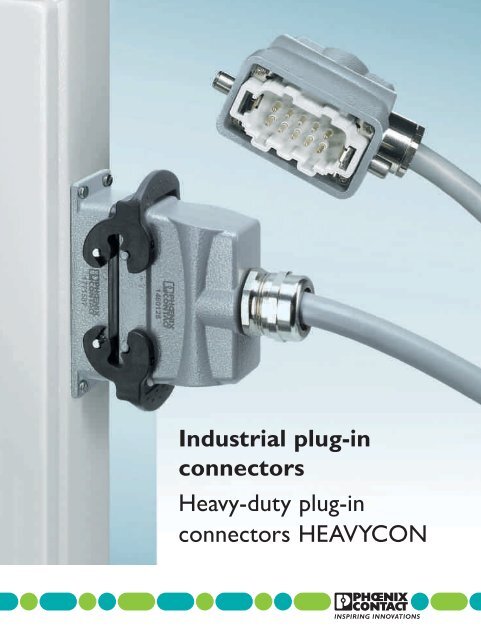 Industrial plug-in connectors Heavy-duty plug-in ... - Phoenix Contact
