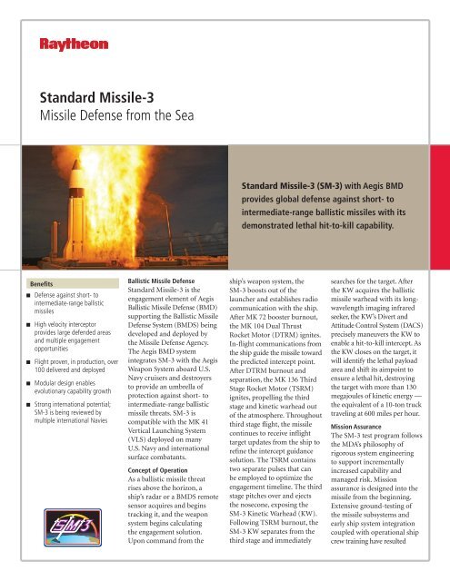 Standard Missile Raytheon