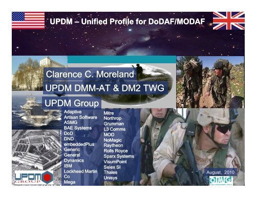 UPDM Update - Chief Information Officer