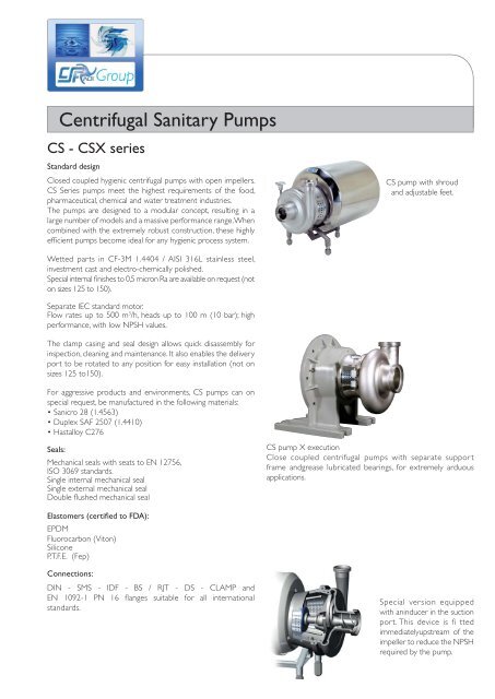 Technical characteristics - Neptun Gears