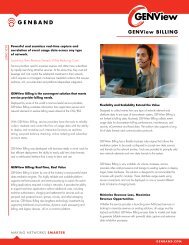 C15 Call Session Controller Datasheet - Genband