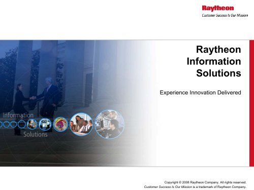 Raytheon Information Solutions Overview