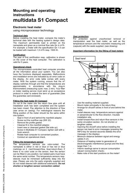 multidata S1 Compact - Raminex