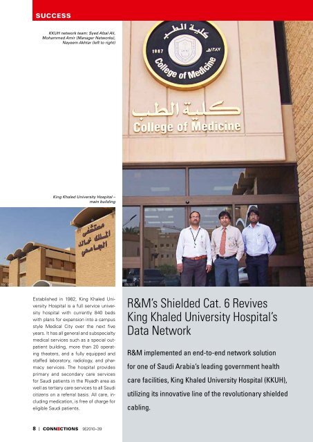 King Khaled University Hospital Riyadh, 2010 - R&M