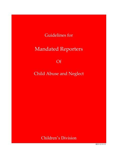 guidelines_can_reports