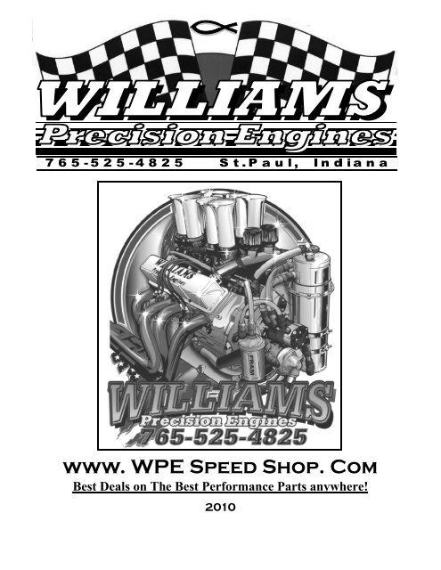 Williams Precision Engines Has Got Your Performance Parts!