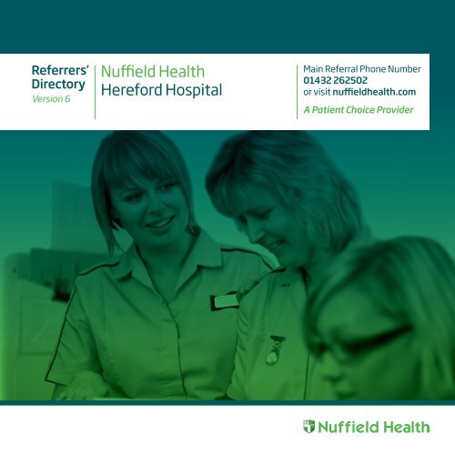 Referrers - Nuffield Health