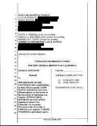 Example of Federal Court Complaint Alleging Unauthorized ...