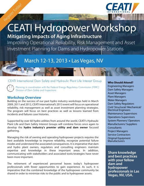 HydropowerWorkshopBrochure (print quality) - Ceati.com