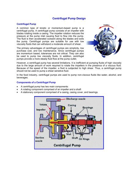 Centrifugal Pump Parts Ppt