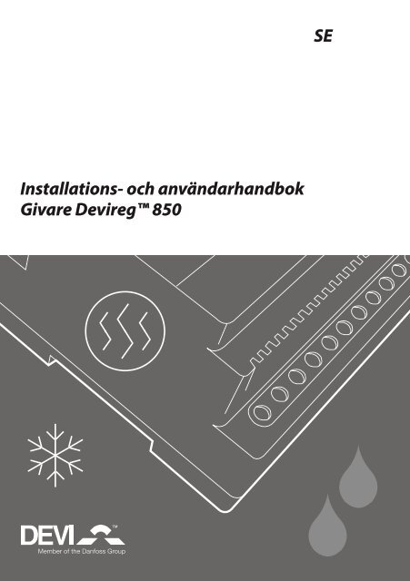 Montageanvisning Devireg 850, givare - Danfoss.com