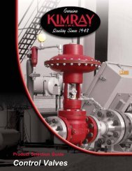 Glycol Pumps - Home | Kimray Mobile - Kimray, Inc.
