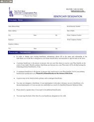 Beneficiary Designation Form (PDF) - IAM National Pension Fund