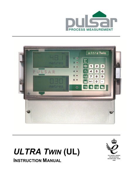 UL manual - Pulsar Process Measurement