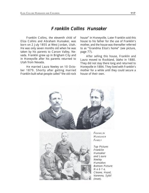 116 ABRAHAM HUNSAKER AND