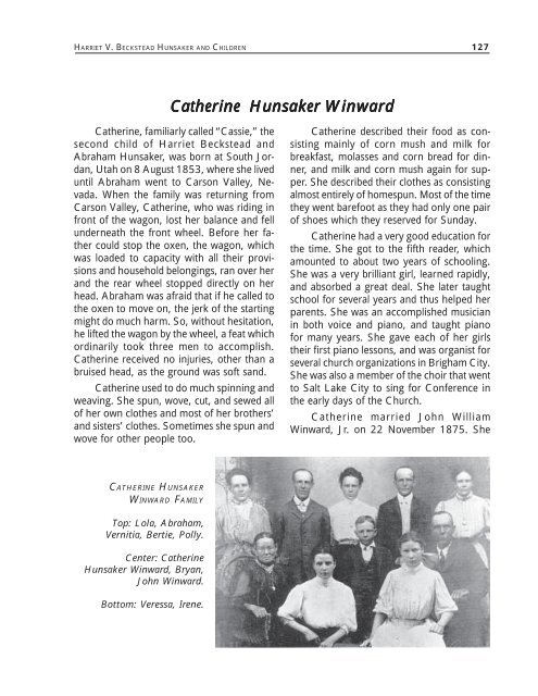 126 ABRAHAM HUNSAKER AND