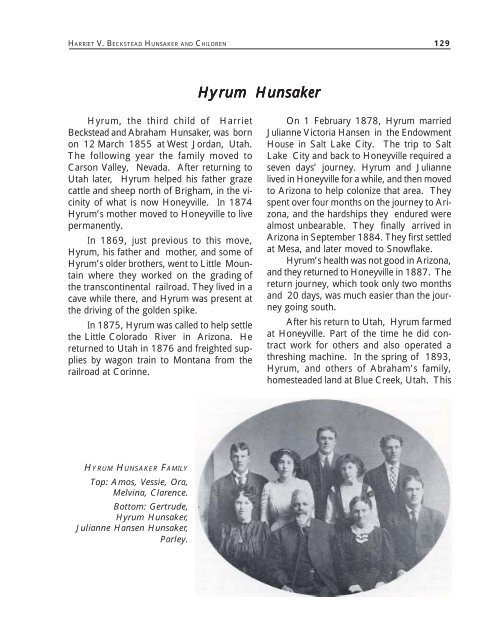 128 ABRAHAM HUNSAKER AND