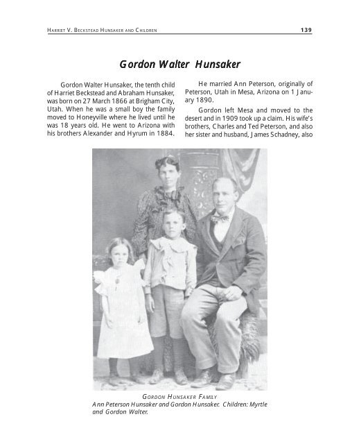 138 ABRAHAM HUNSAKER AND