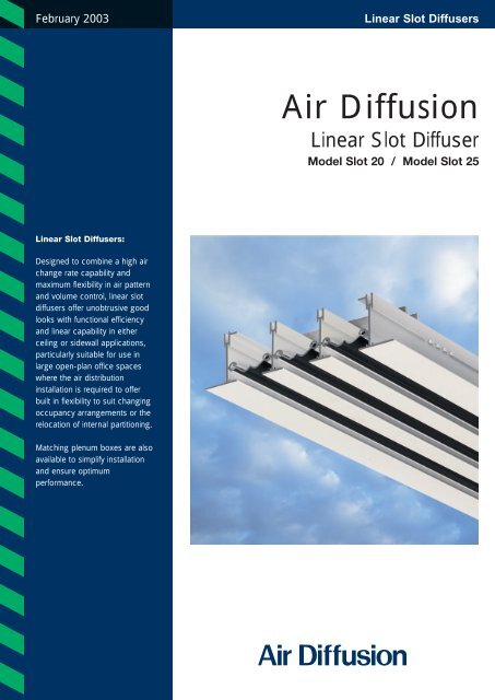 2284 Linear Slot Diffuser.qxd - Air Diffusion