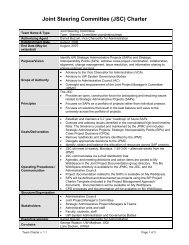 Steering Committee Charter Template - DriveCMS