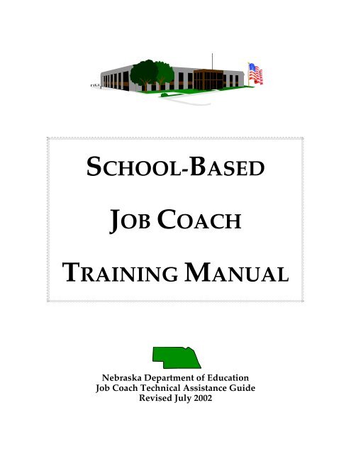 school-based job coach training manual - Educational Service Unit #9