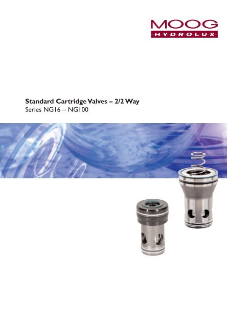 Standard Cartridge Valves â 2/2 Way Series NG16 ... - Bibus.com.ua