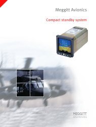 integrated Secondary Flight Display (iSFD) - Meggitt Avionics