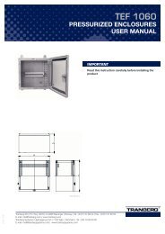 Suez Canal Signal Lights Settings - Tranberg
