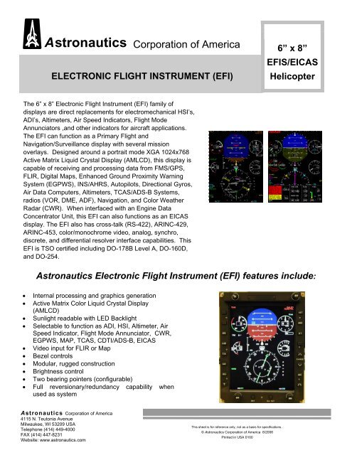 EFIS/EICAS System