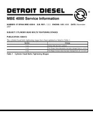 The general specifications for the MBE 900 engine arelisted ... - ddcsn