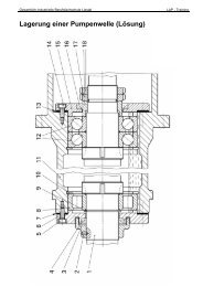 Lösungen - Lagerung einer Welle mit Kegelrad - educanet2 für GIBL