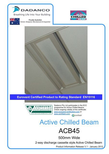 Dadanco Chilled Beams - The Best Picture Of Beam