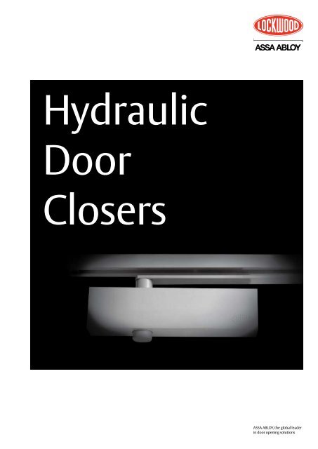 Lockwood_Door_Closers - ASSA ABLOY
