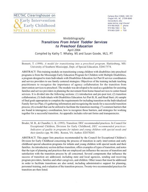 Early Intervention Early Childhood - CTE - Online Learning ...