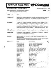 aircraft service bulletin - British Microlight Aircraft Association